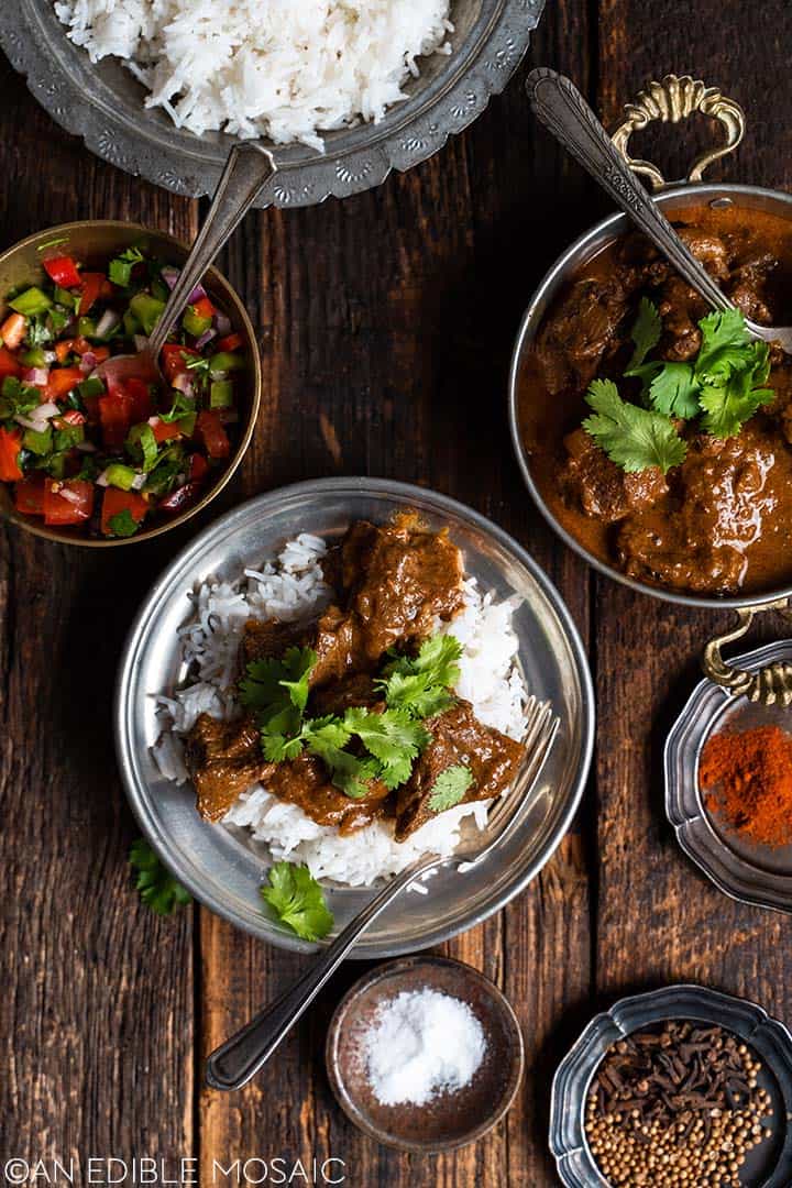 Rogan Josh Recipe (Kashmiri Red Curry with Meat)