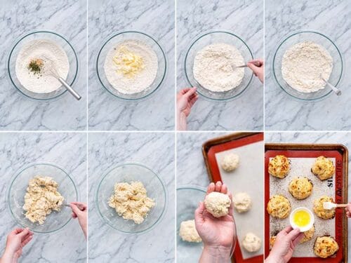 1-Bowl Fluffy Garlic Bread Drop Biscuits - Easy to Make Any Flavor You ...