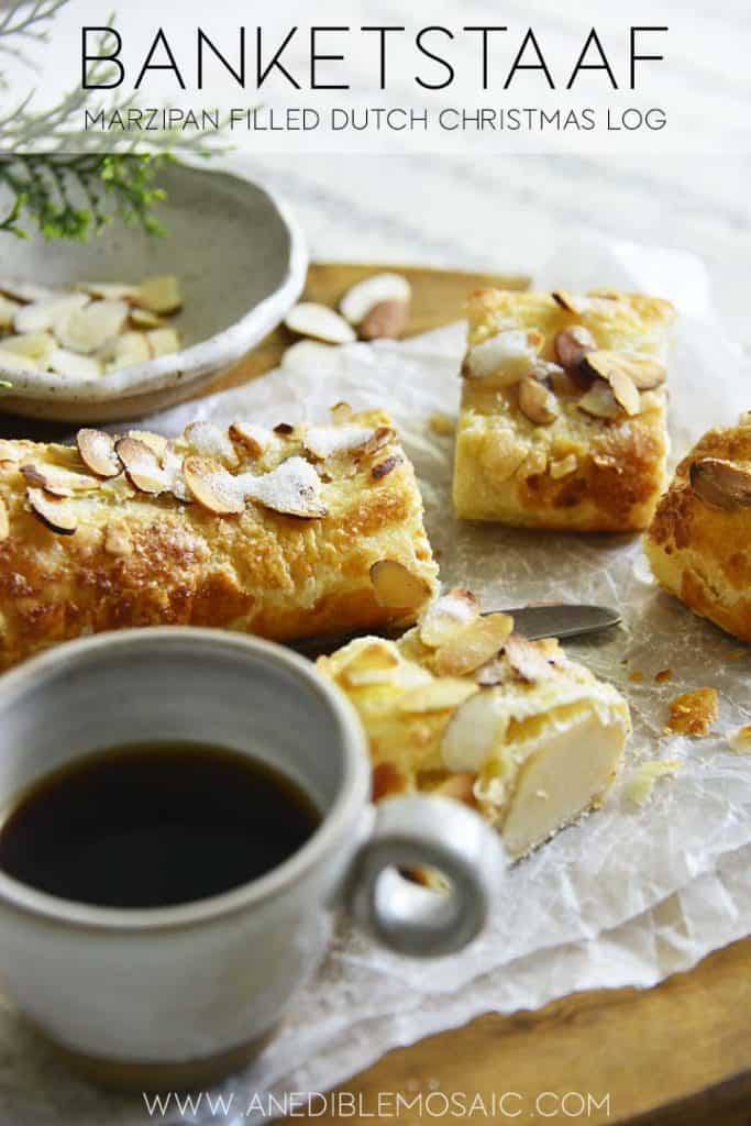 Quick Banketstaaf (Dutch Christmas Log Pastry with Marzipan) - An ...