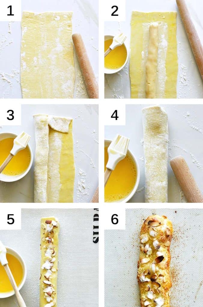 Quick Banketstaaf (Dutch Christmas Log Pastry with Marzipan) - An ...