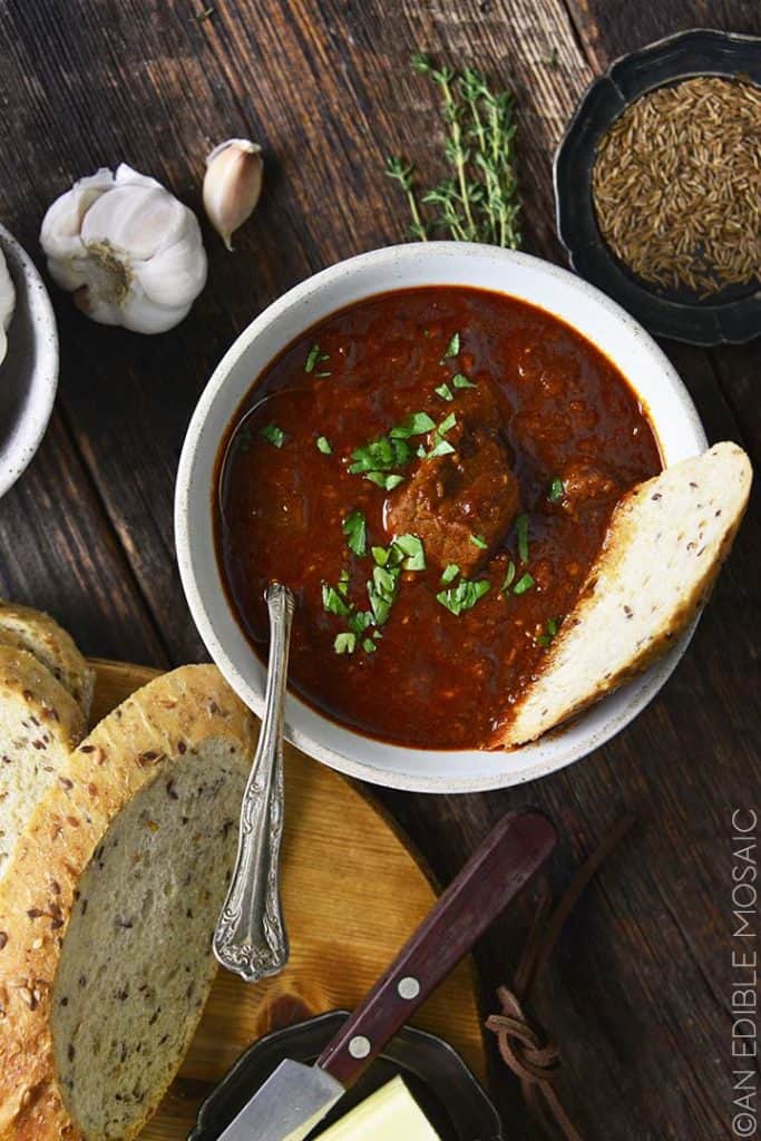 Authentic Gulaschsuppe (German Goulash Soup Recipe) {video} - An Edible ...