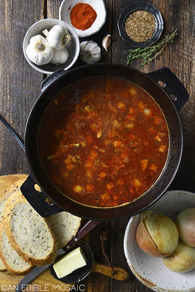 Authentic Gulaschsuppe (German Goulash Soup Recipe) {video} - An Edible ...