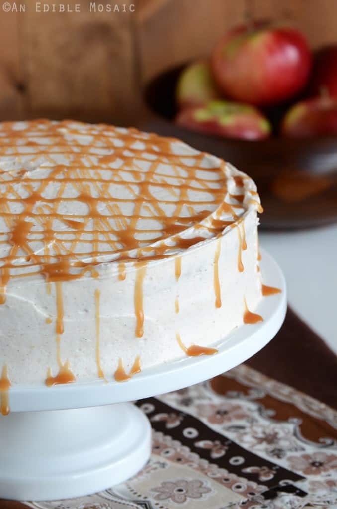 Caramel Apple Cake Recipe - An Edible Mosaic™