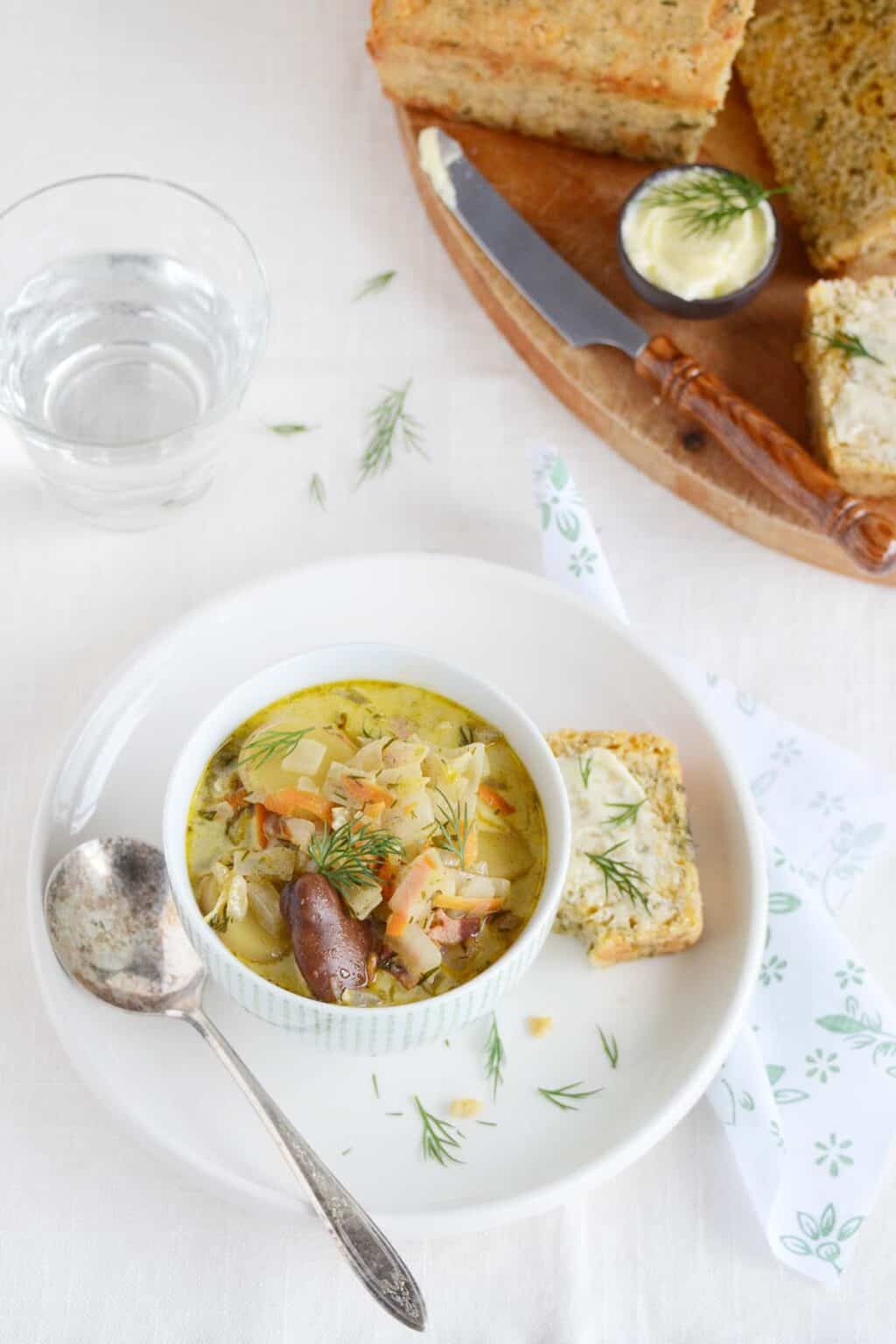 Creamy Fava Soup With Fresh Dill - An Edible Mosaic™