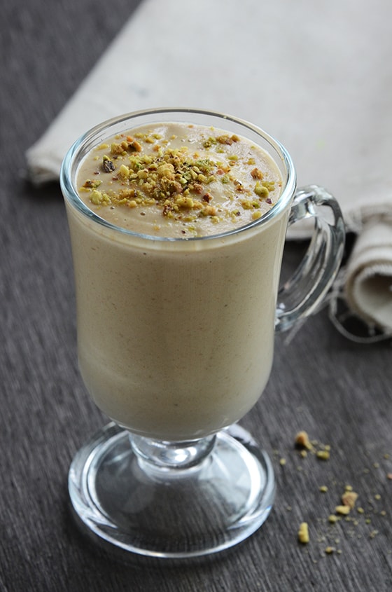 Thick & Creamy Vanilla-Pistachio Drink - An Edible Mosaic™