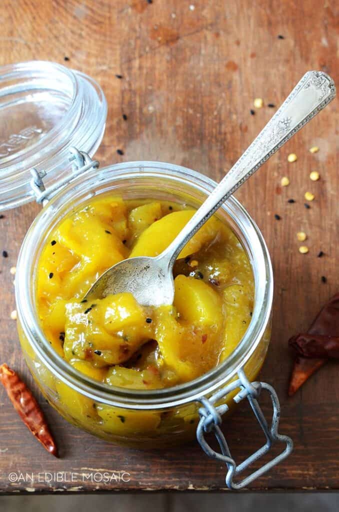 Sweet and Spicy Indian Mango Chutney Recipe - An Edible Mosaic™