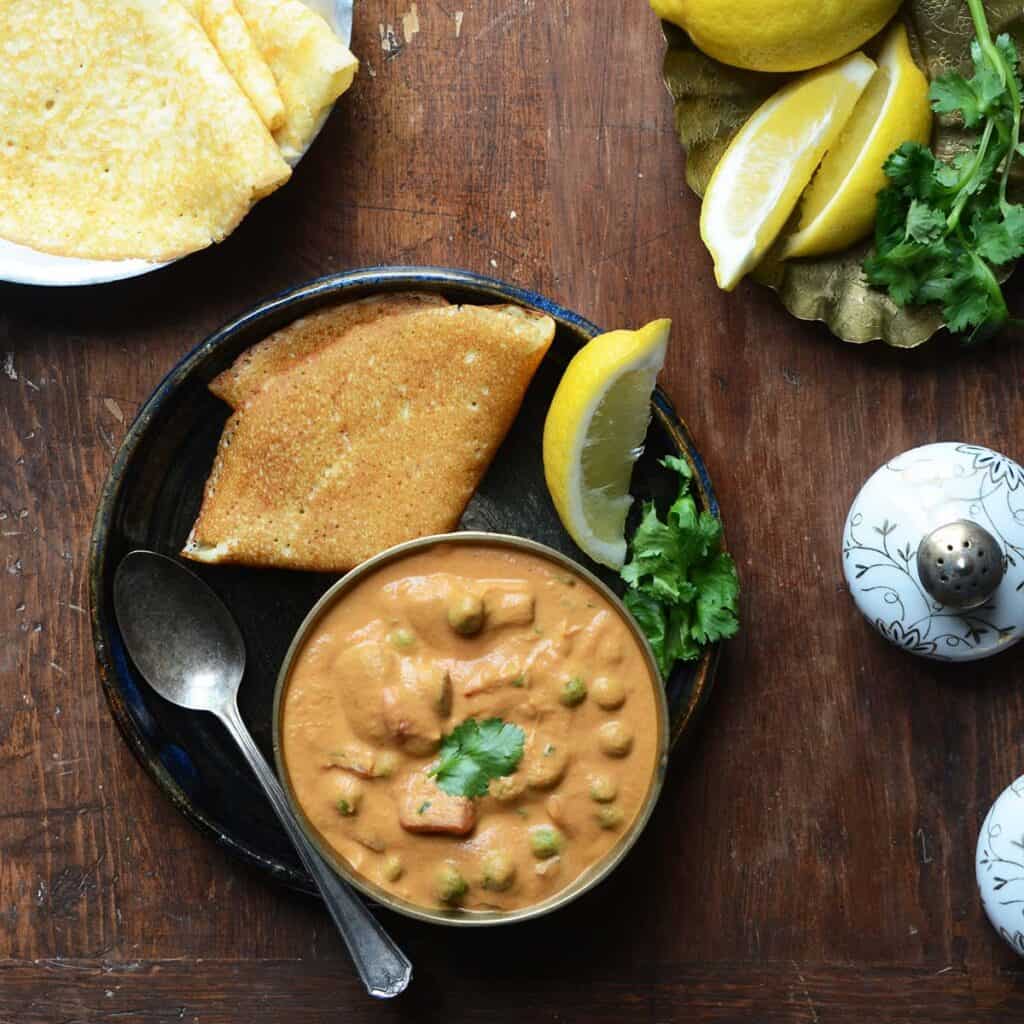 Vegan Mushroom Masala Curry Recipe - An Edible Mosaic™