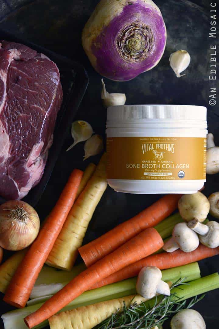 Braised Beef with Root Vegetables and Red Wine - An Edible Mosaic™