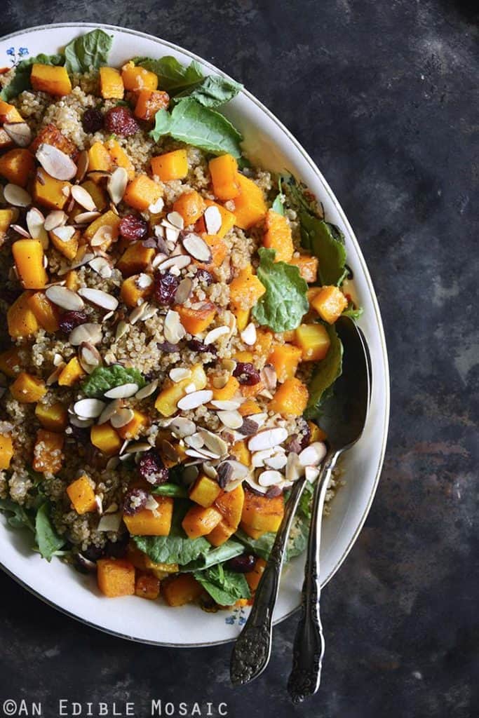 Sweet and Savory Quinoa Pilaf with Cranberries, Roasted Butternut, and ...