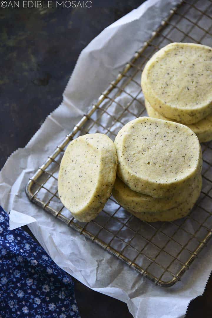 Slice and Bake Chai Tea Shortbread Cookies - An Edible Mosaic™