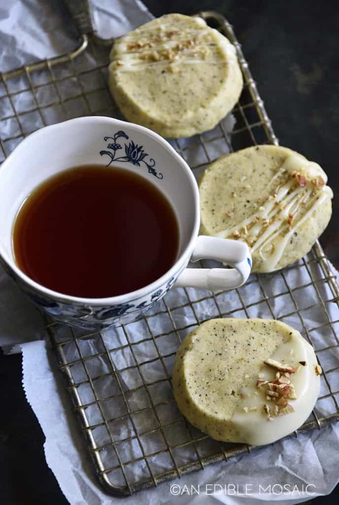 Slice and Bake Chai Tea Shortbread Cookies - An Edible Mosaic™