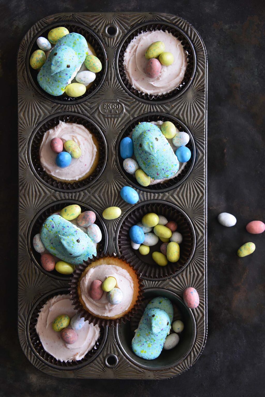 Adorable & Easy From-Scratch Easter Cookie Cups - An Edible Mosaic™