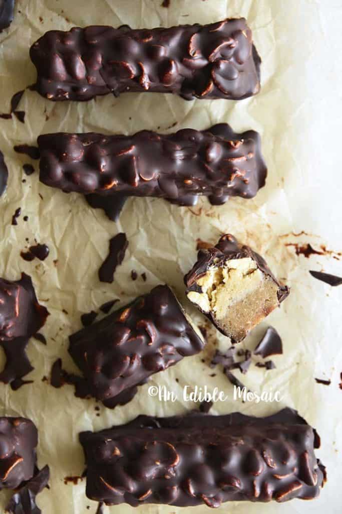 Healthy Snickers Protein Bars Recipe (Low Carb)