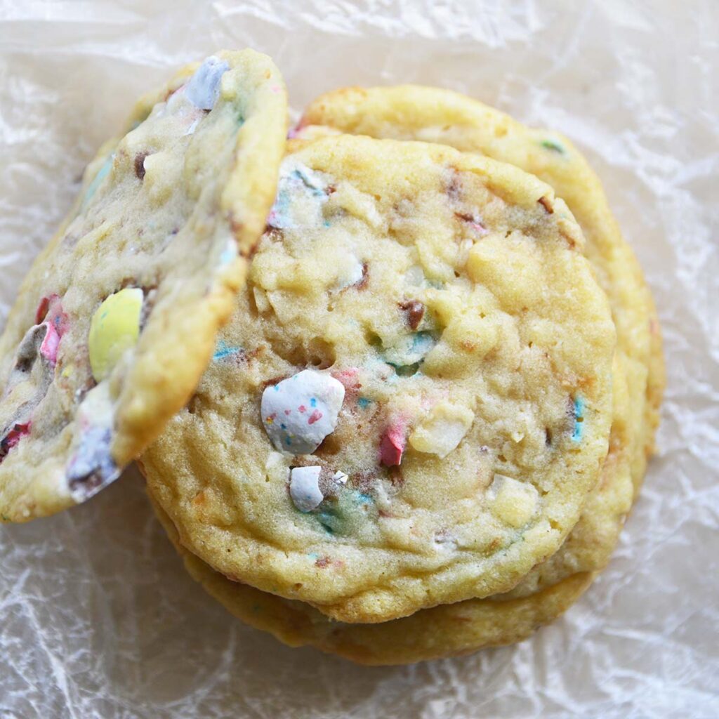 Easy Easter Cookies Recipe with Robin Eggs Candy