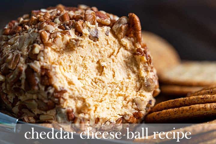 Cheddar Cheese Ball Appetizer - An Edible Mosaic™