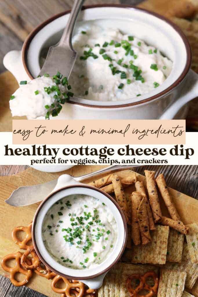 Garlic and Chive Cottage Cheese Dip Recipe - An Edible Mosaic™