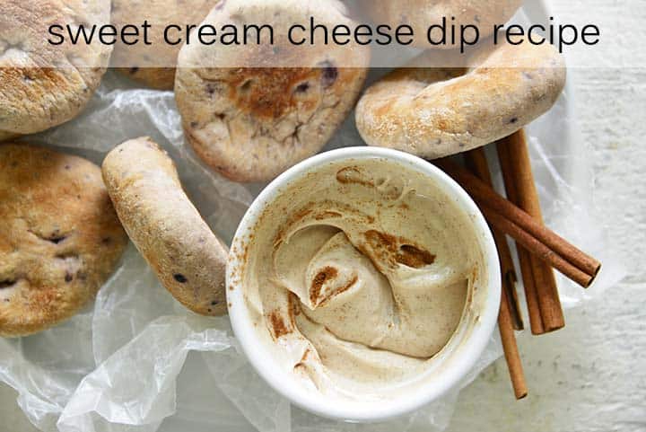 Brown Sugar Cinnamon Sweet Cream Cheese Dip - An Edible Mosaic™