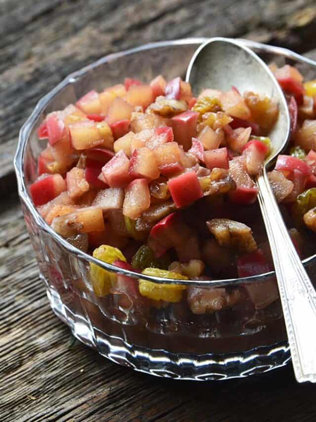 Easy Apple Chutney Recipe - An Edible Mosaic™