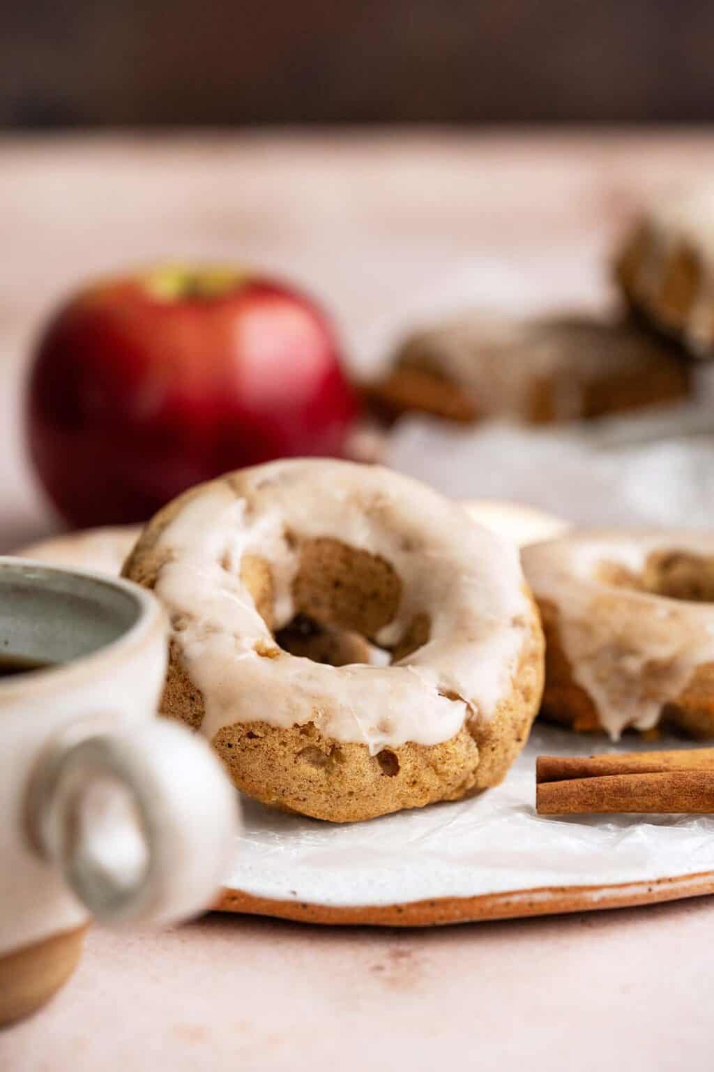 Baked Apple Doughnuts Recipe - An Edible Mosaic™