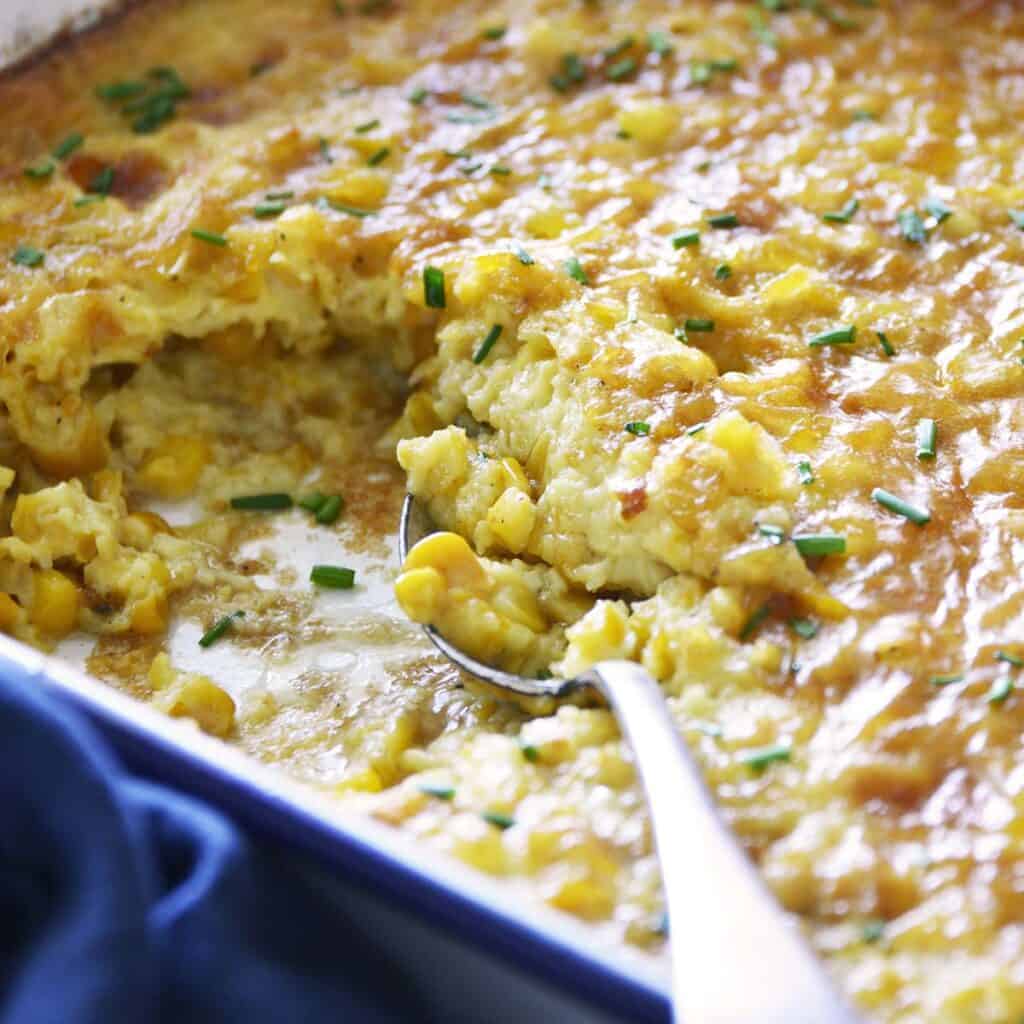 Rich & Custardy Easy Corn Pudding Recipe (Sweet and Savory) {video ...