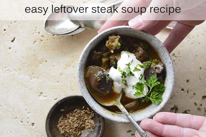 Leftover Steak Soup Recipe - An Edible Mosaic™ Leftover Steak Soup Recipe - An Edible Mosaic™