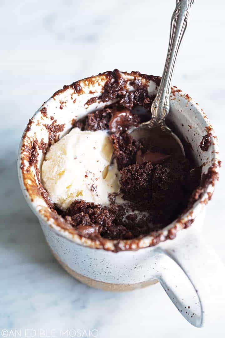 Easy 5-Minute Microwave Chocolate Mug Cake Recipe With No Cleanup - An ...