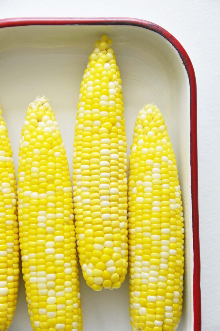 How to Microwave Corn on the Cob in the Husk - An Edible Mosaic™
