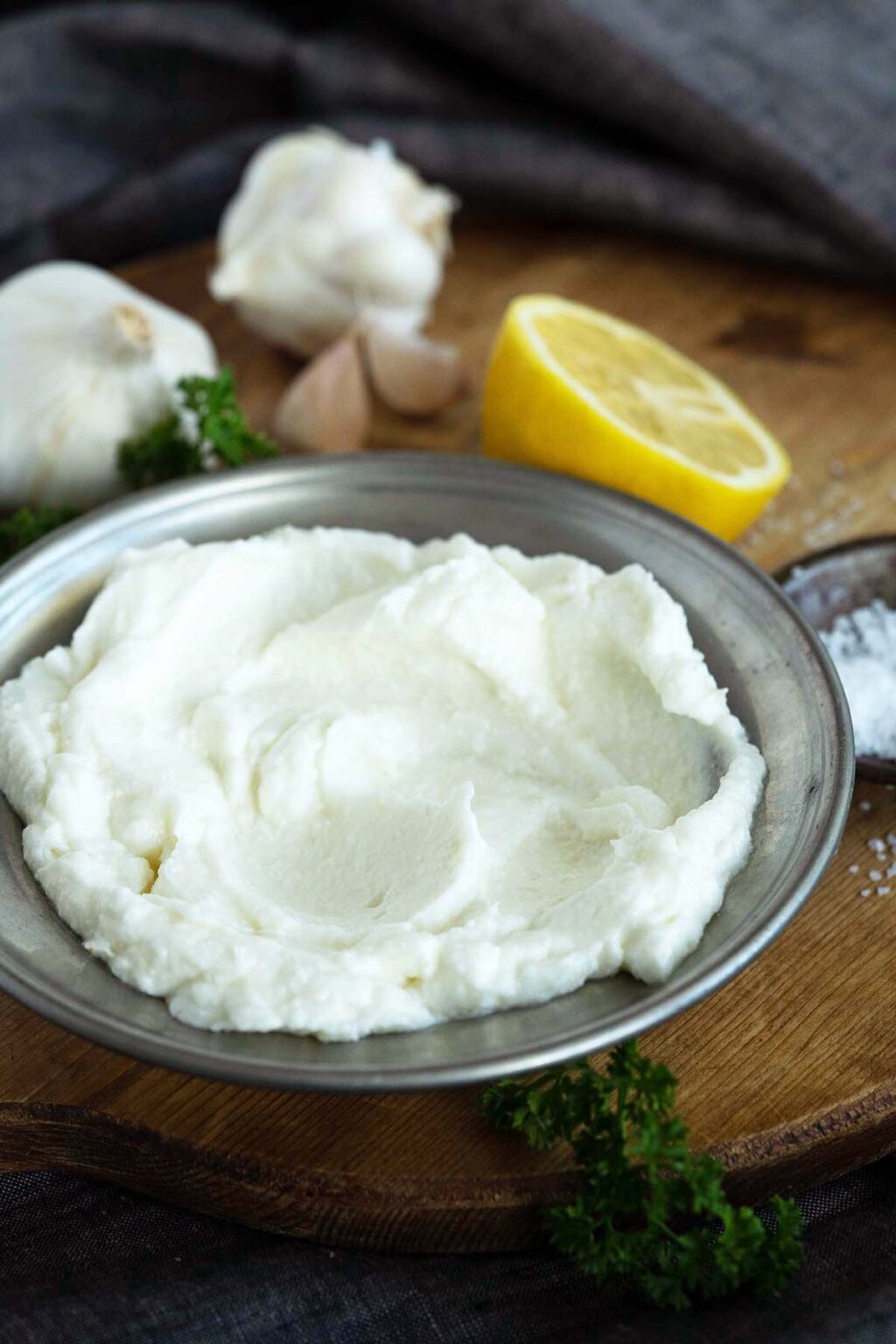 Easy 3-Ingredient Authentic Toum Recipe (Garlic Sauce) - An Edible Mosaic™