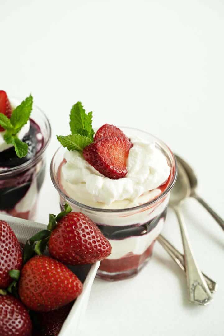 No Bake Cheesecake Parfait Recipe - An Edible Mosaic™