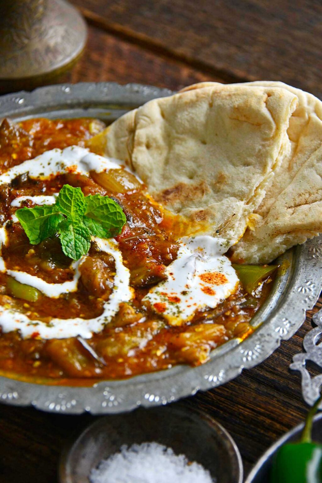 Borani Banjan Recipe (Afghan Eggplant Dish) - An Edible Mosaic™