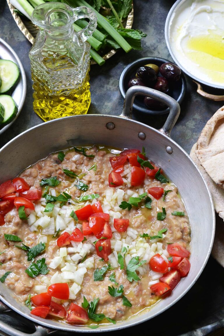 Authentic Ful Medames Recipe (Egyptian Fava Beans) - An Edible Mosaic™