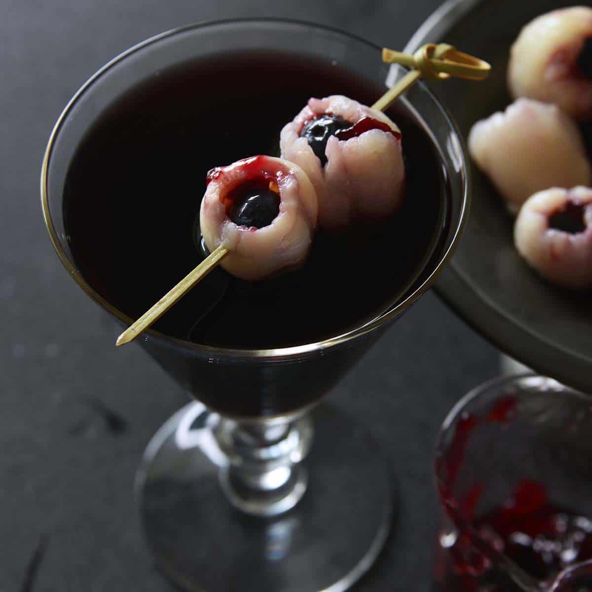 Bloody Eyeball Sangria Cocktail (A Spooky Halloween Cocktail Recipe or ...