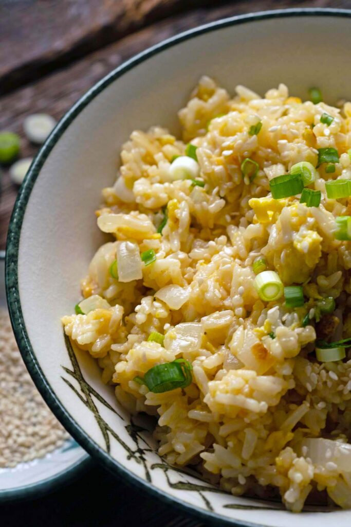 How to Make Japanese Hibachi Style Fried Rice - An Edible Mosaic™