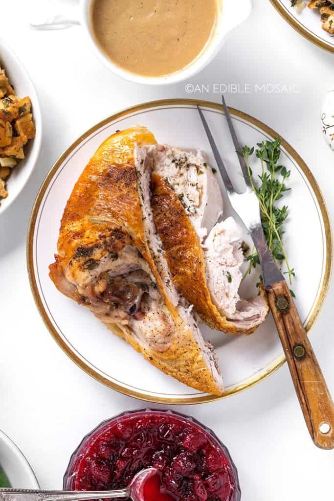 Small Thanksgiving Dinner for 4 (Made on a Sheet Pan!) - An Edible Mosaic™
