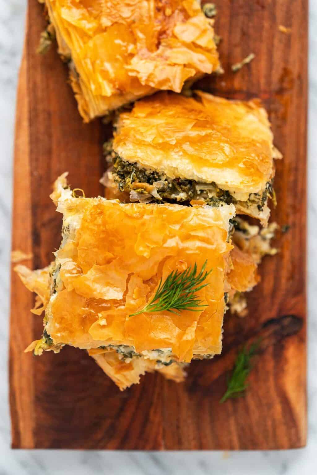 Classic Spanakopita Recipe (Greek Spinach Pie) - An Edible Mosaic™