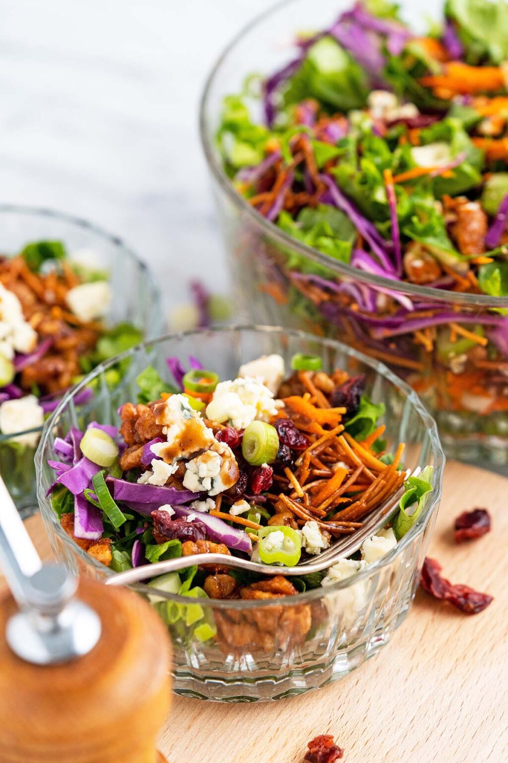 Copycat Outback Steakhouse Blue Cheese Pecan Chopped Salad