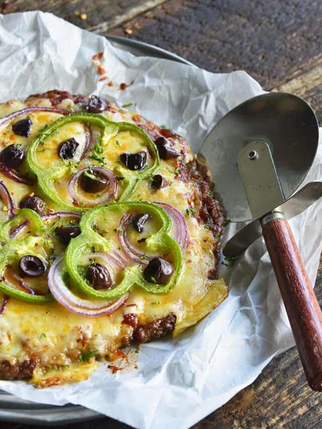 Quick & Easy Meatza Pizza - An Edible Mosaic™