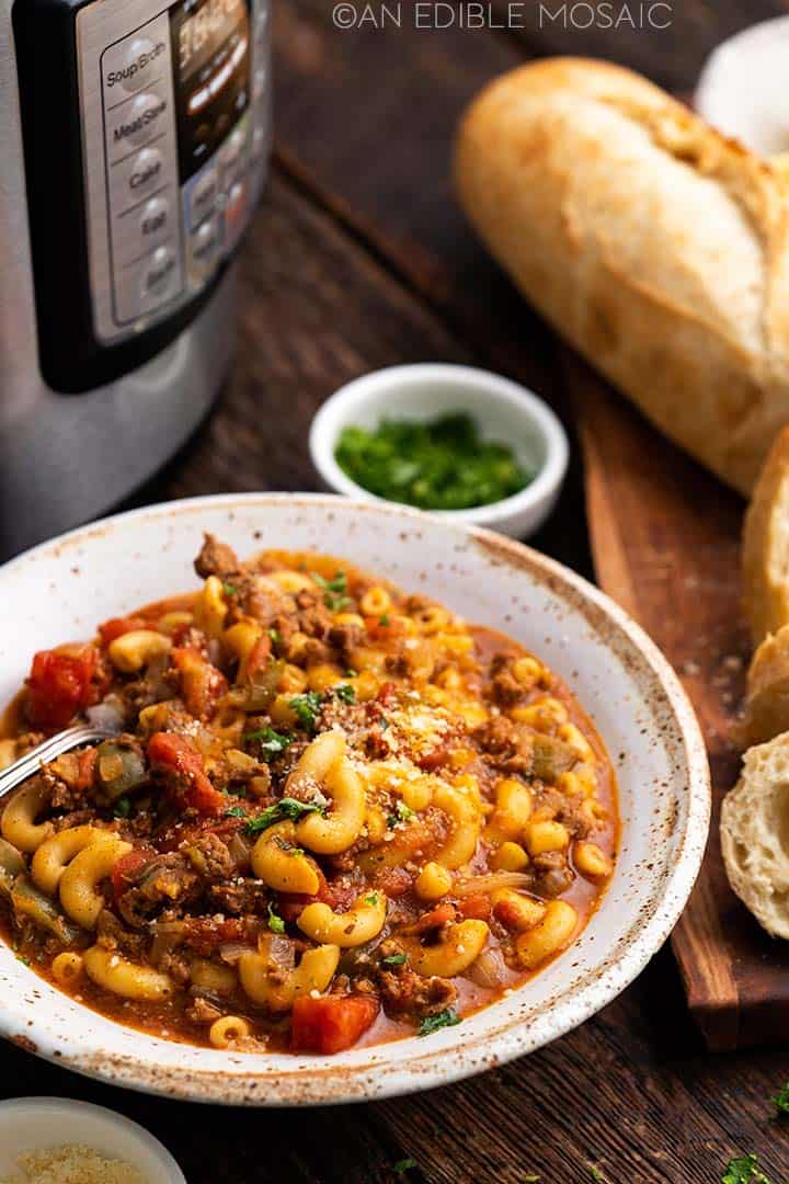 Instant Pot Beef American Goulash Recipe - Easy & Weeknight Friendly ...