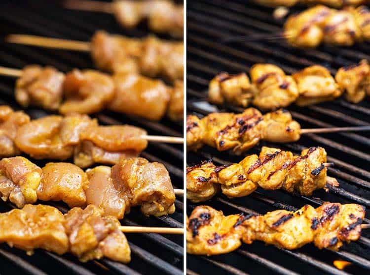 Easy Chicken Satay Recipe with Homemade Peanut Sauce - An Edible Mosaic™