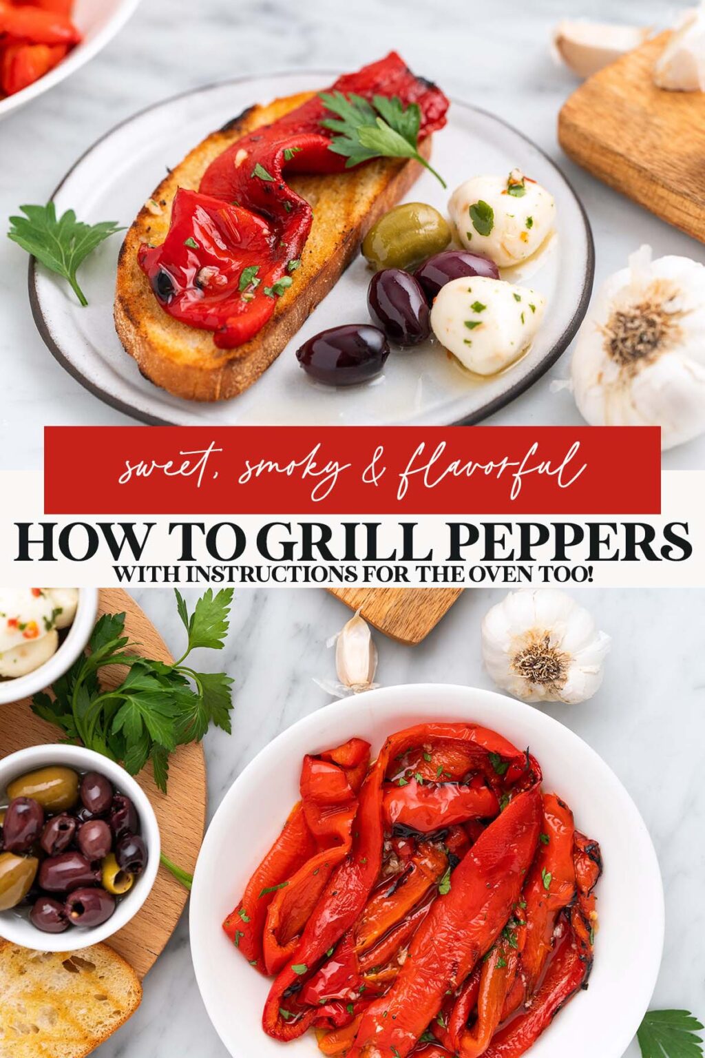 How to Grill Peppers - An Edible Mosaic™