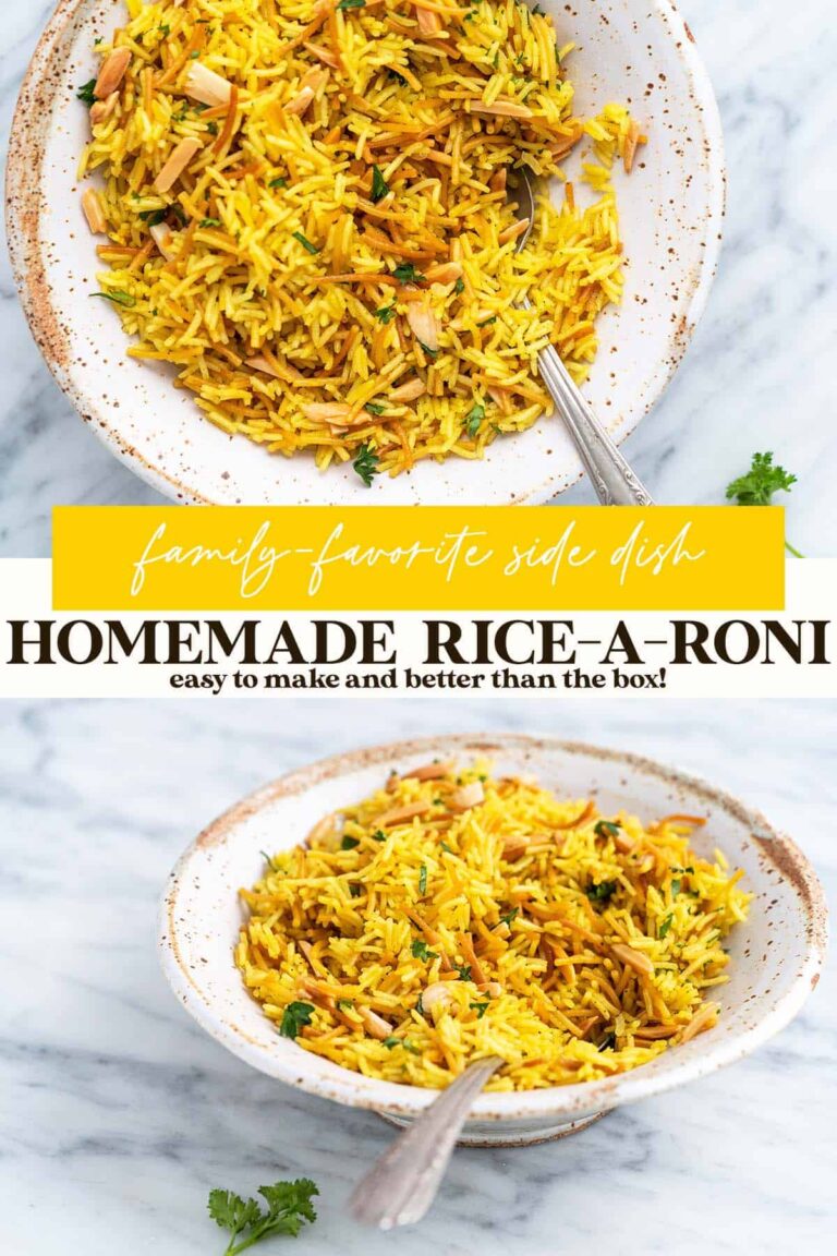 Easy Homemade Rice a Roni Recipe - An Edible Mosaic™