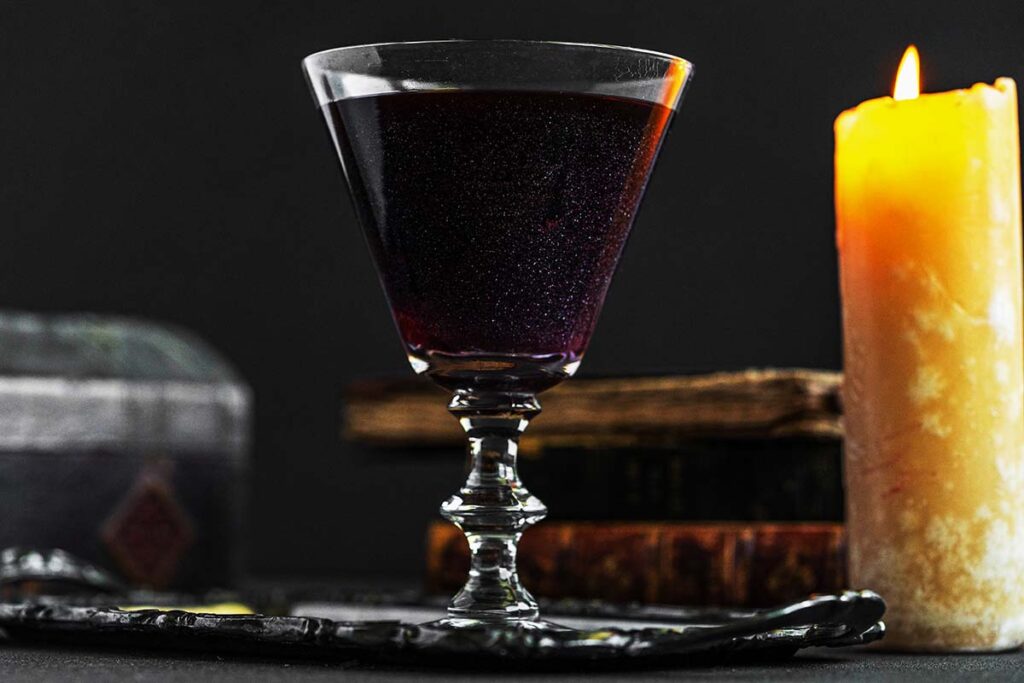 Harry Potter Inspired Draught of Living Death Cocktail - An Edible Mosaic™