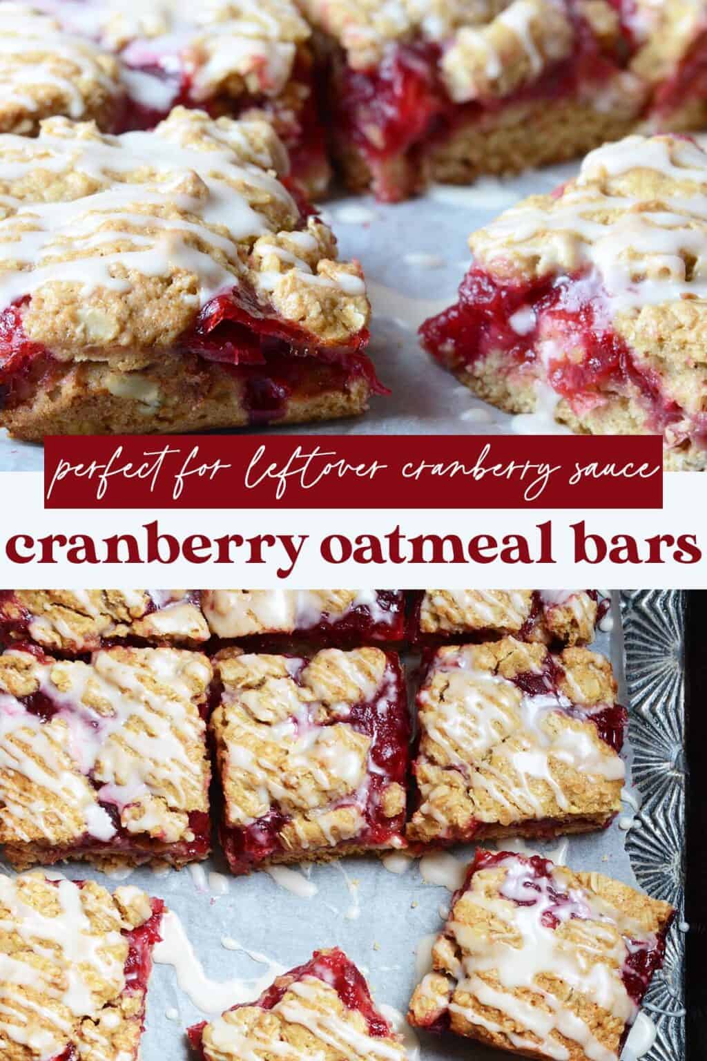 Easy Cranberry Oatmeal Bars Recipe - The Best Way to Use Leftover ...