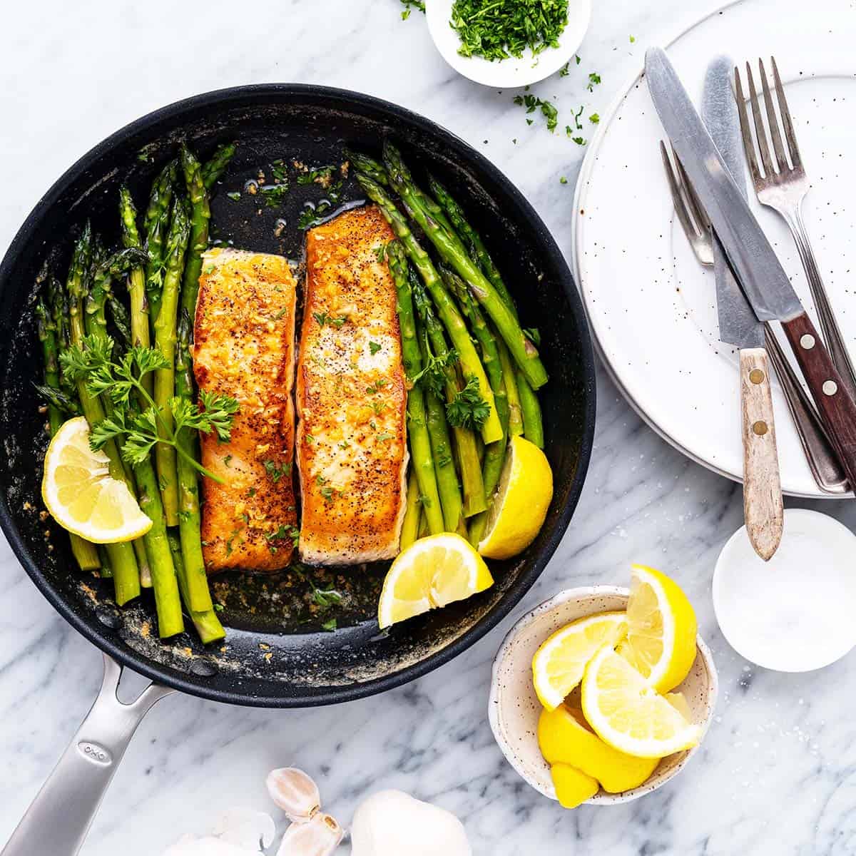 10-Minute Garlic Butter Salmon Recipe (Restaurant Quality!) - An Edible ...