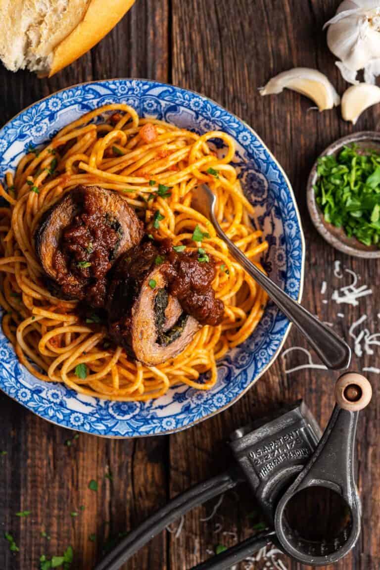 Braciolone Recipe (Italian Beef Braciole) - An Edible Mosaic™
