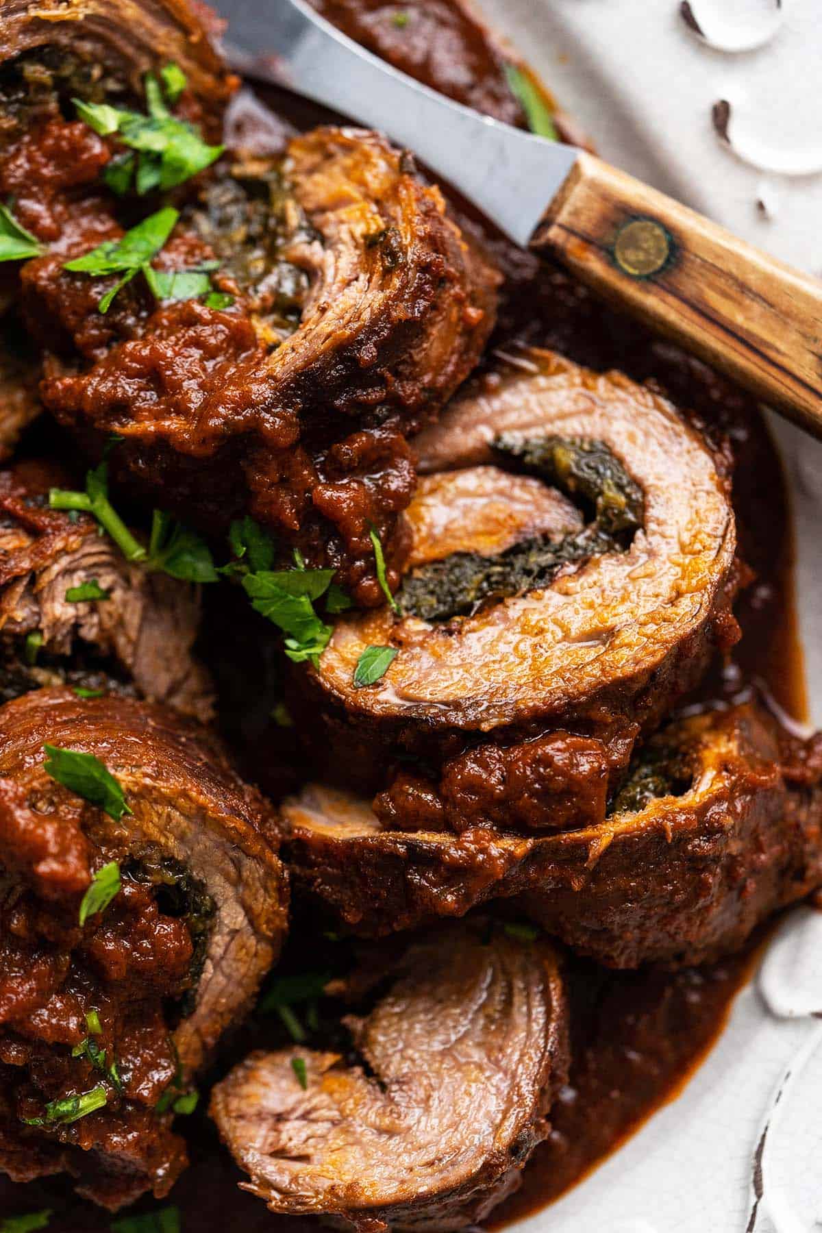 Braciolone Recipe (Italian Beef Braciole) - An Edible Mosaic™