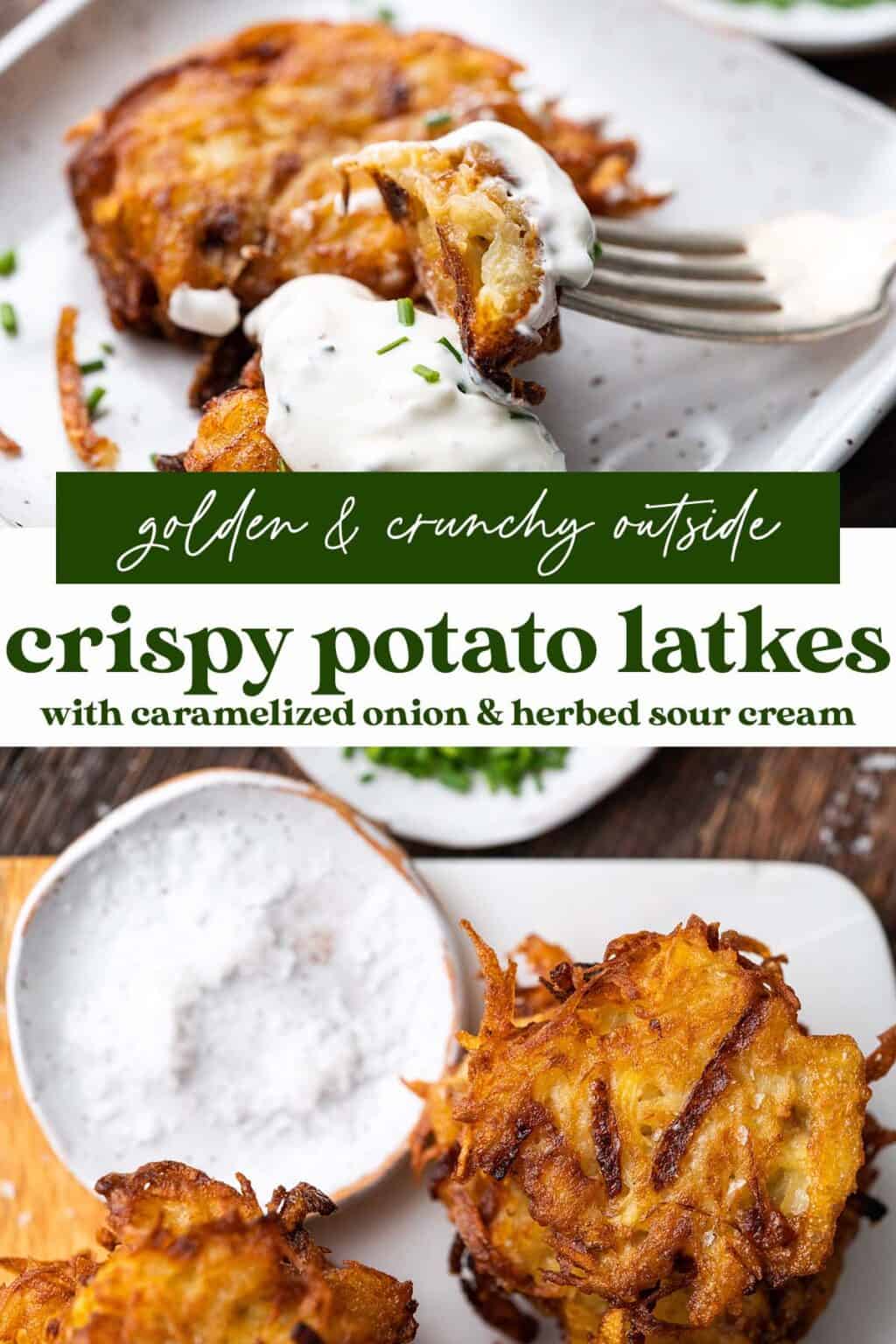 Crispy Potato Latkes Recipe with Caramelized Onion - The Best Easy ...