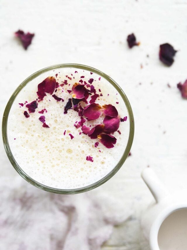 5-Minute Gorgeous & EASY Rose Latte - An Edible Mosaic™