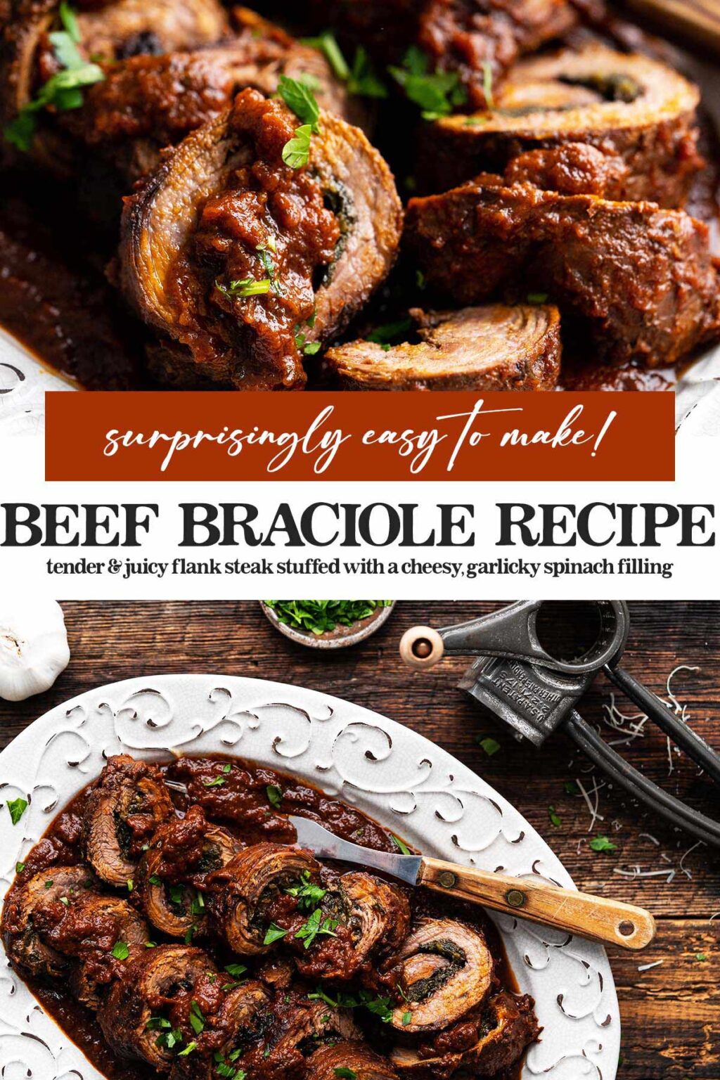 Braciolone Recipe (Italian Beef Braciole) - An Edible Mosaic™
