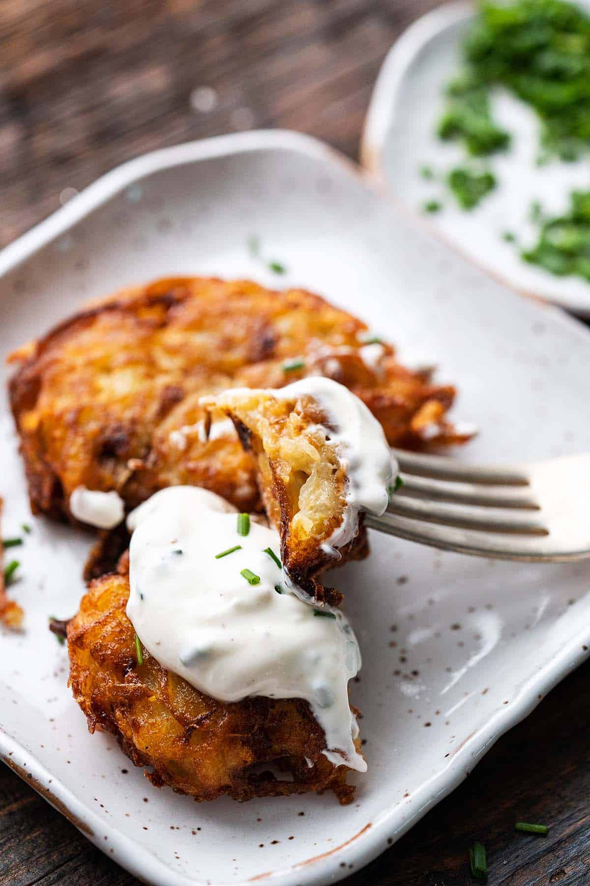 Crispy Potato Latkes Recipe with Caramelized Onion - The Best Easy ...